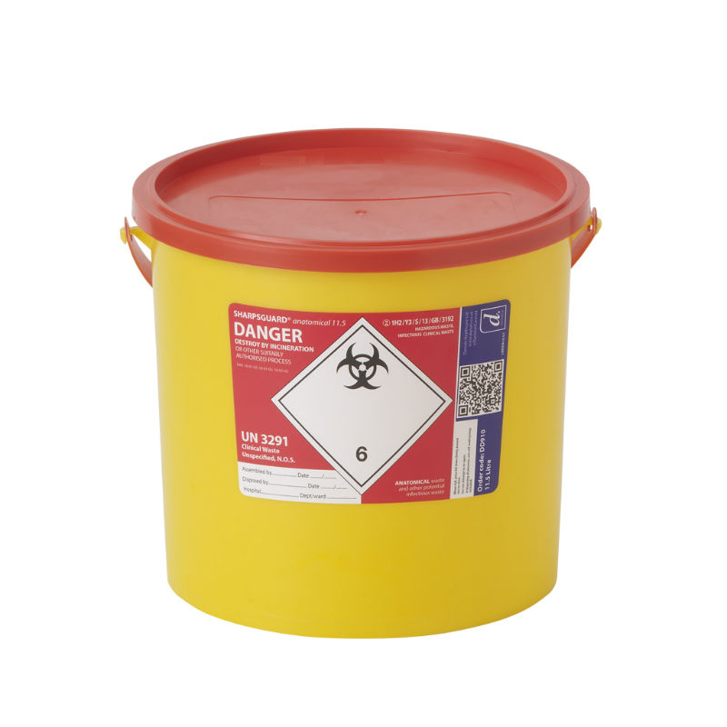 Daniels 11.5L Anatomical Waste Containers - LabWorld.co.uk