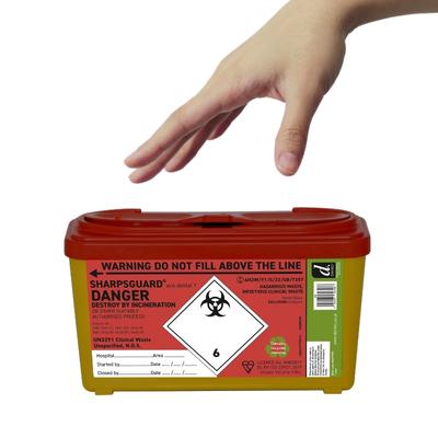 Daniels Sharpsguard 1L Dental Waste Containers - LabWorld.co.uk