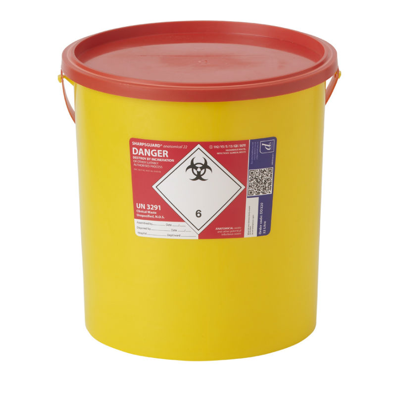 Daniels 22L Anatomical Waste Containers - LabWorld.co.uk