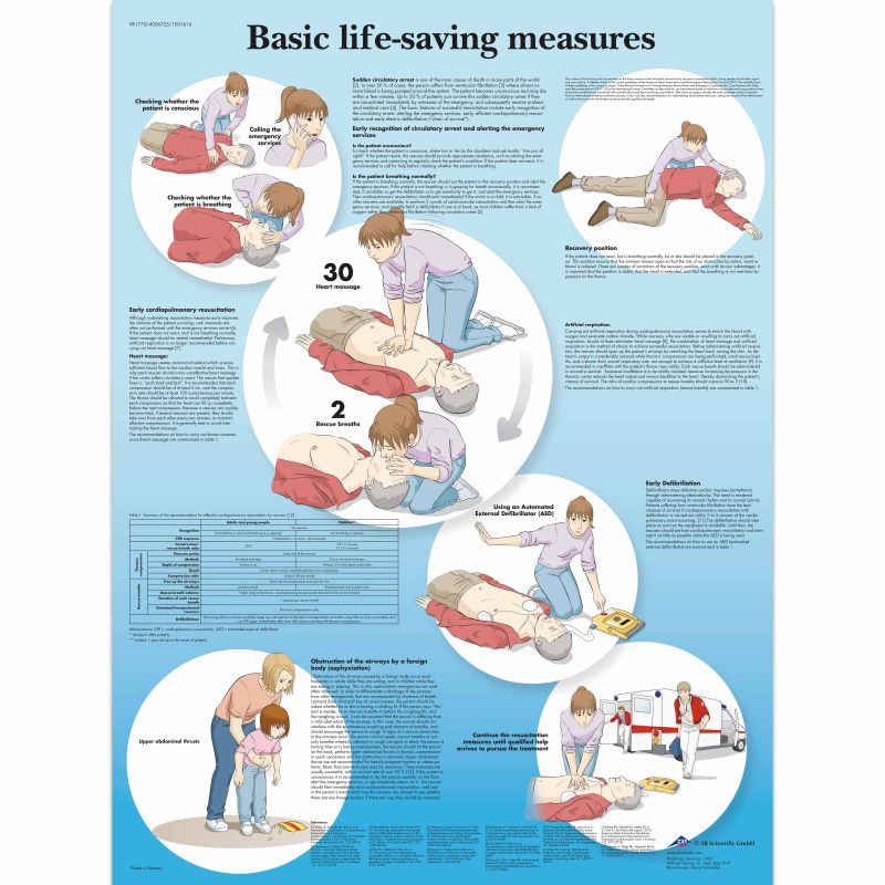 Basic Life Support Chart - LabWorld.co.uk