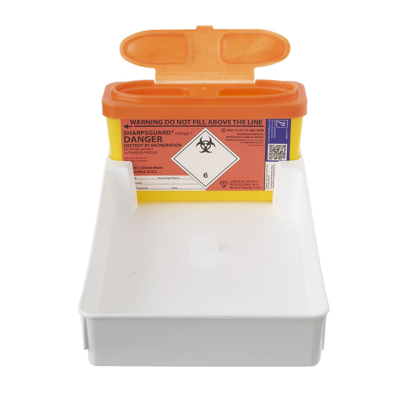 Trays for Sharpsguard 1L Sharps Containers - LabWorld.co.uk