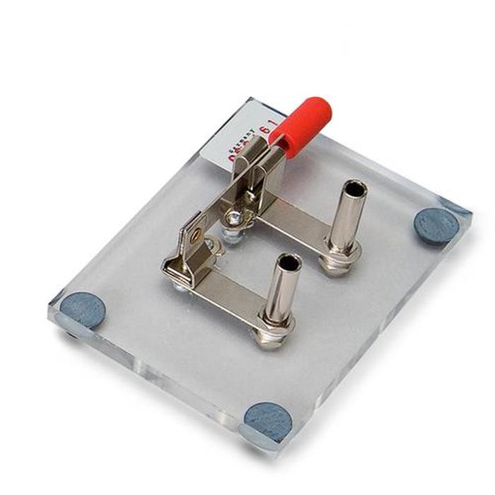 Single-Throw Switch on Acrylic Base - LabWorld.co.uk